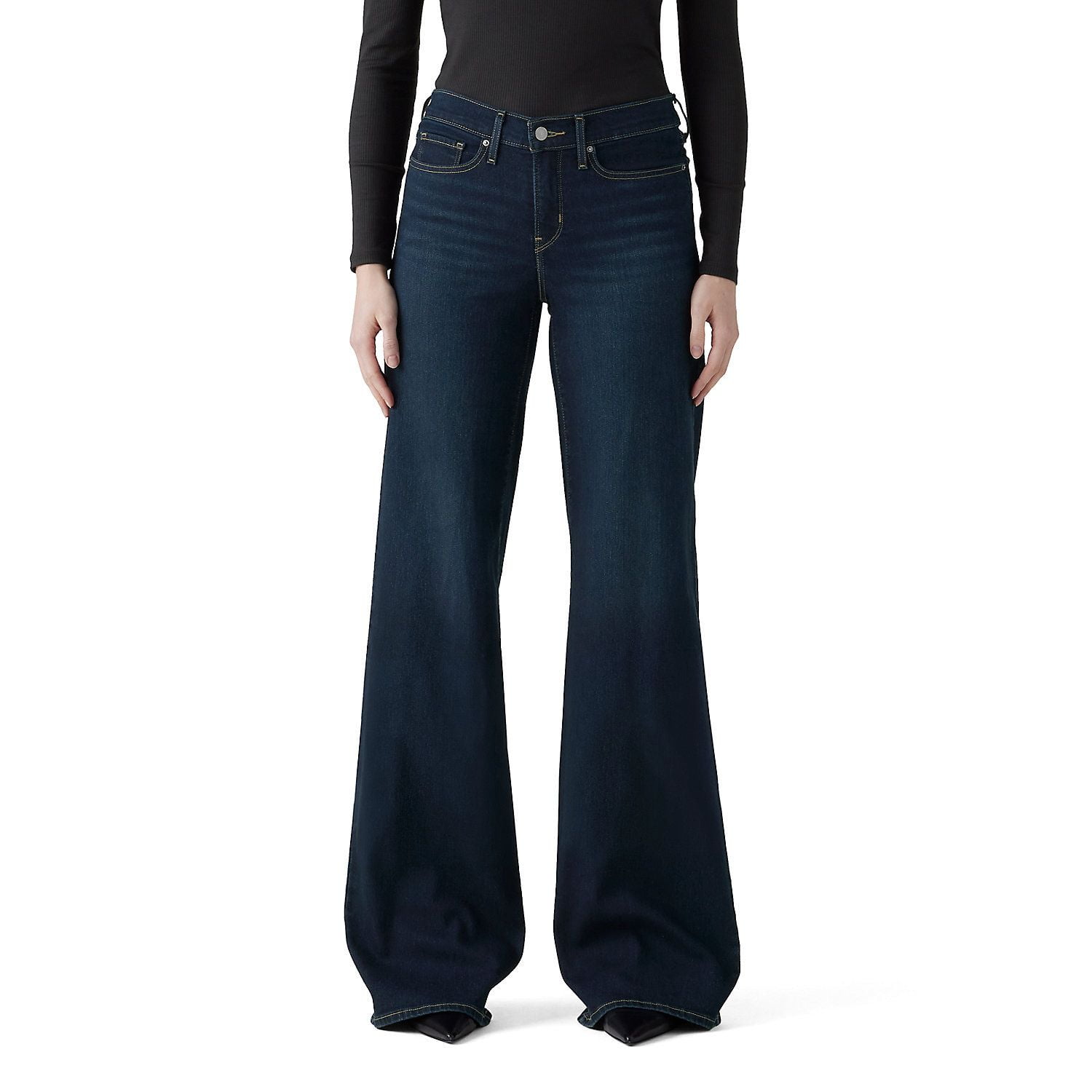 Women's Levi's® 318 Shaping Wide-Leg Jeans Color: Chances Are Size: 30 ...