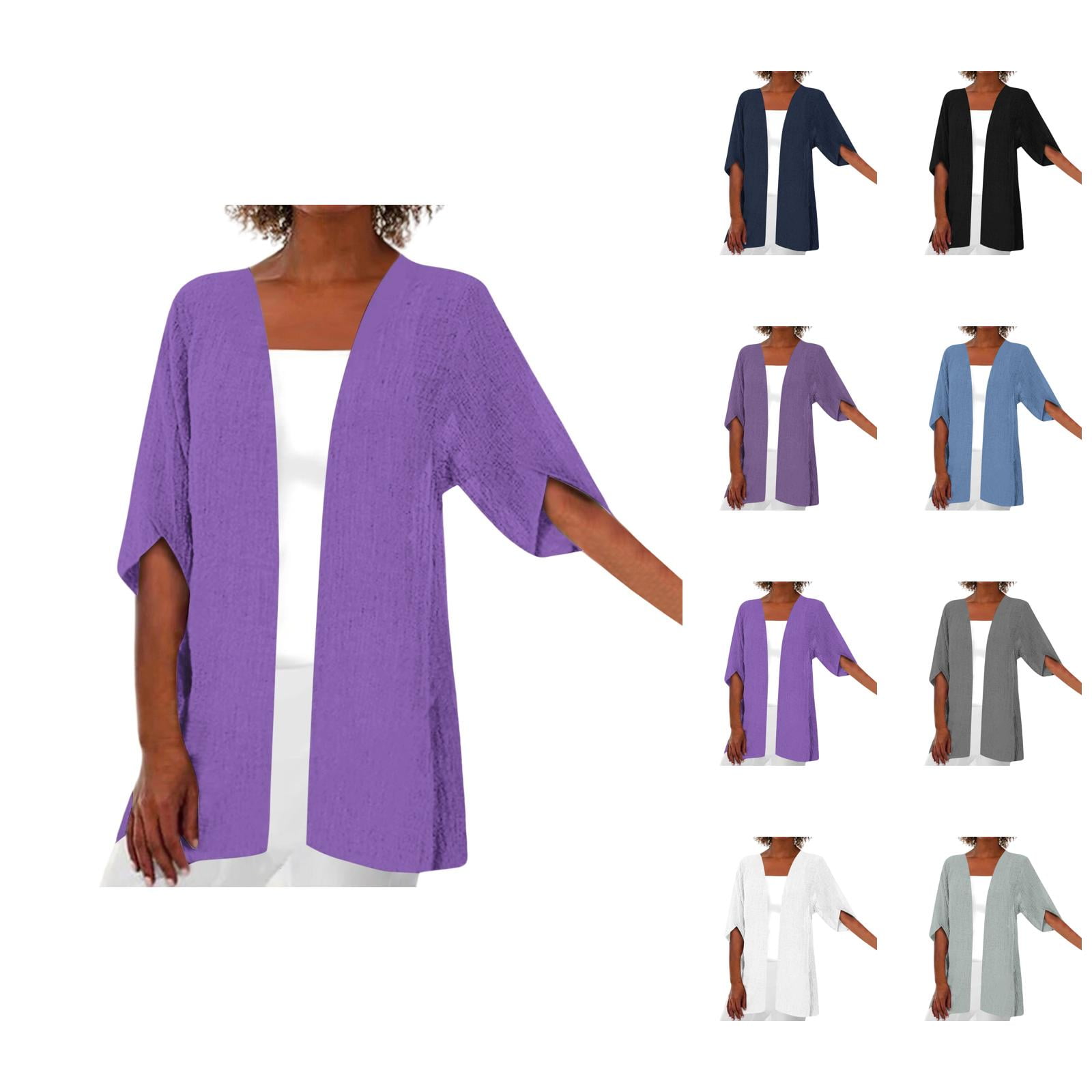 Lightweight Summer Cardigan for Women Open Front Casual Chic Women's ...