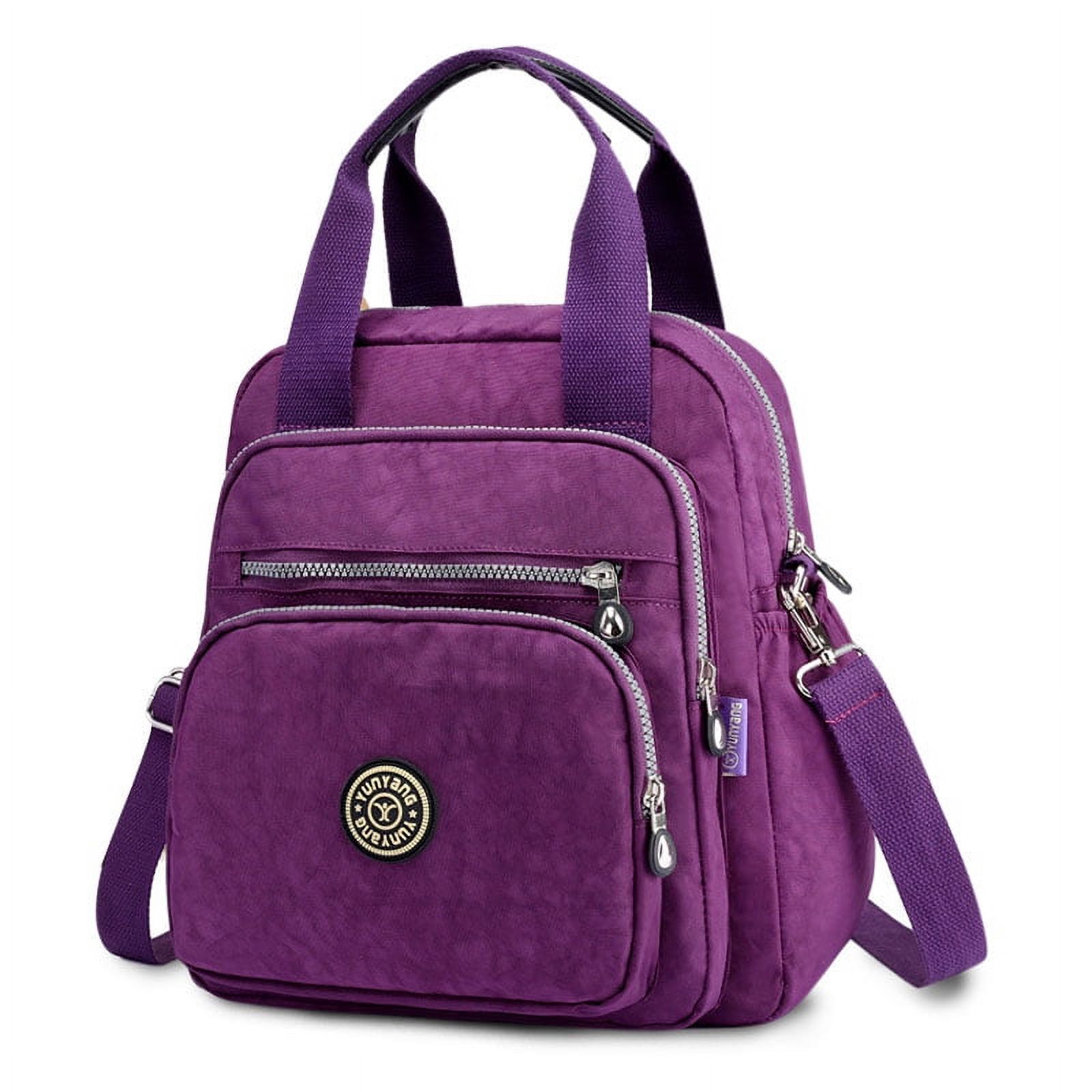 Women's Lightweight Handbag Multi-Pockets Nylon Totes Water Resistant ...