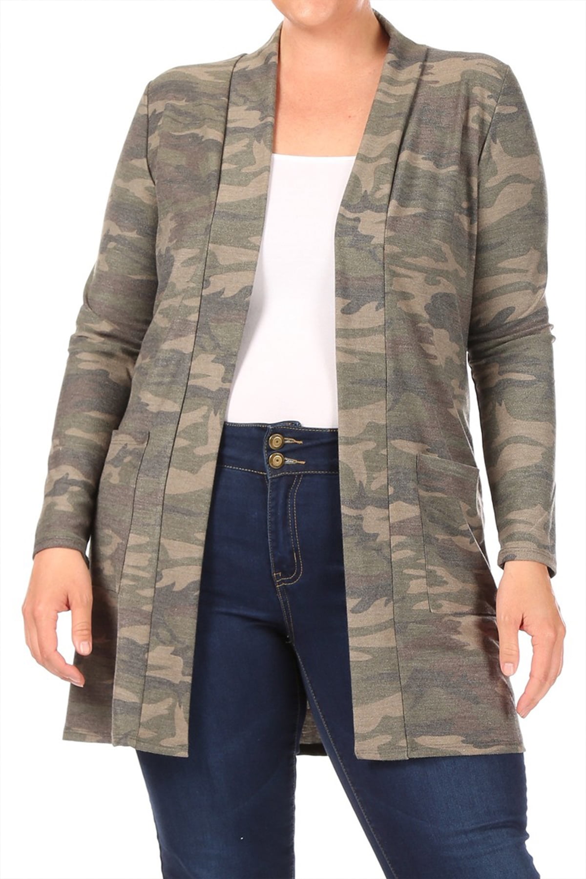 Women's Lightweight Open Front Long Sleeves Casual Cardigan - Walmart.com