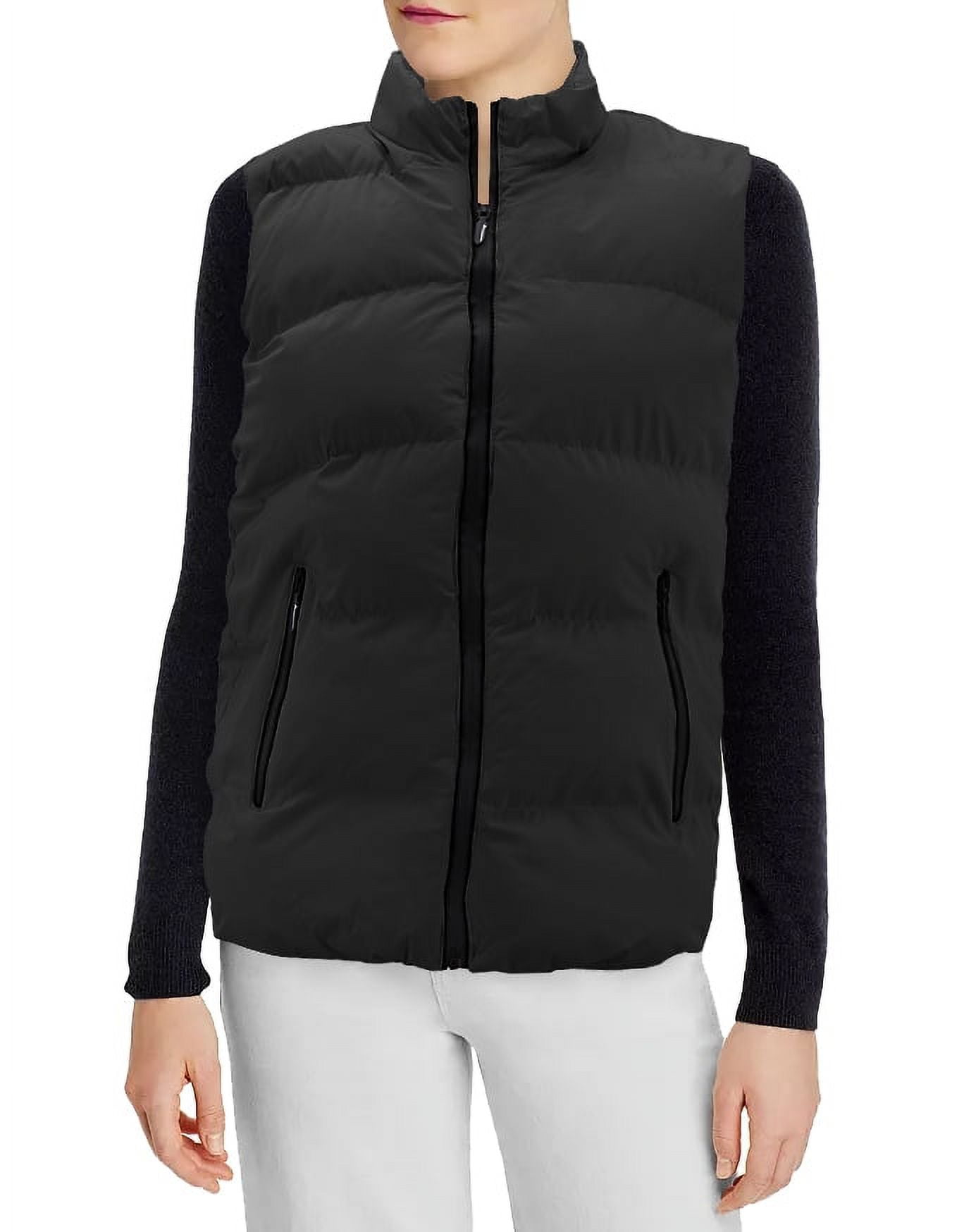 Women's Lightweight Quilted Stand Collar Full Zip Up Down Puffer Jacket ...