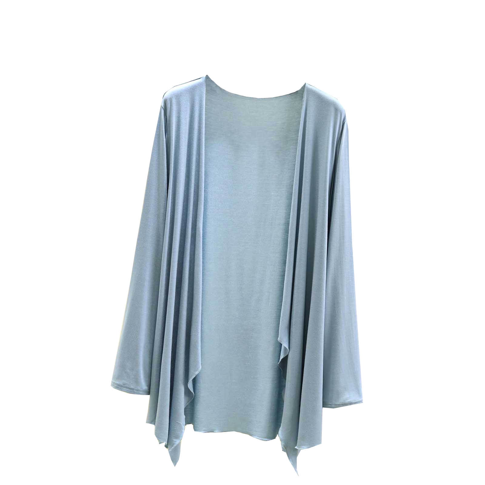 Women's Lightweight Summer Cardigans Casual Open Front Long Sleeve Sun ...