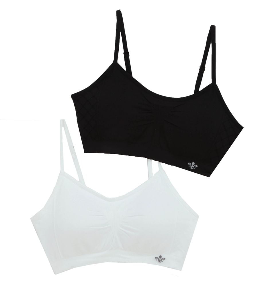 Lily Of France Women's Seamless Comfort Bralette, 2 Pack, Wire-free ...