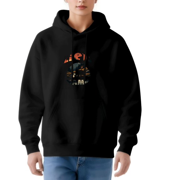 Women's Long Sleeve Hoodie Pullover Sweatshirt with Tiger Graphic ...