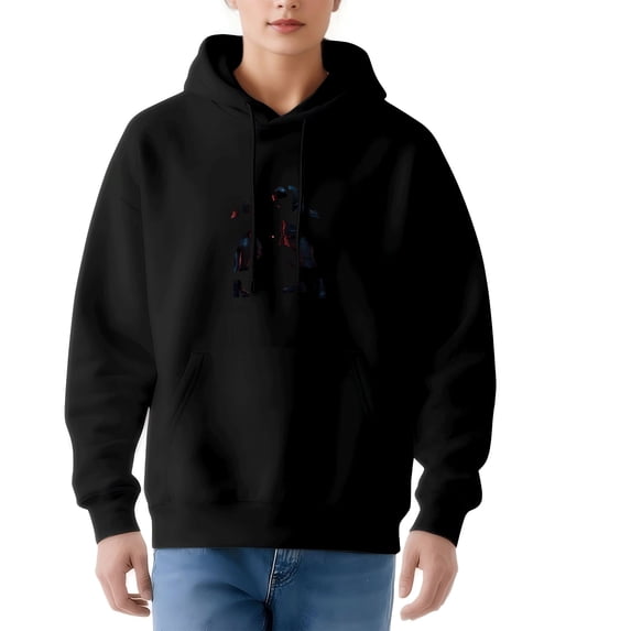 Women's Long Sleeve Hoodie Pullover with Pockets - Abstract Guitar ...