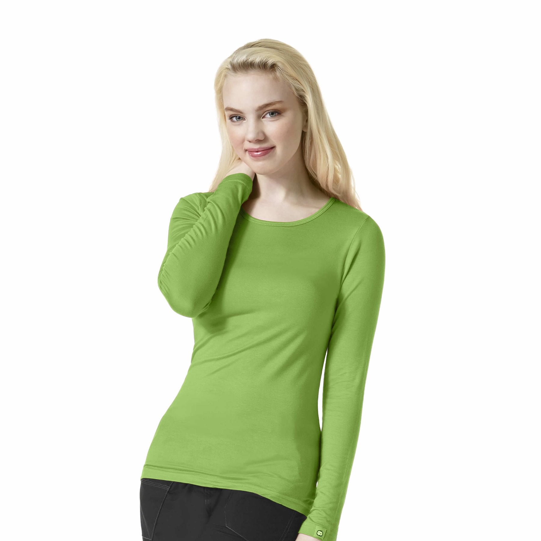 Women's Long Sleeve Silky Tee - Walmart.com