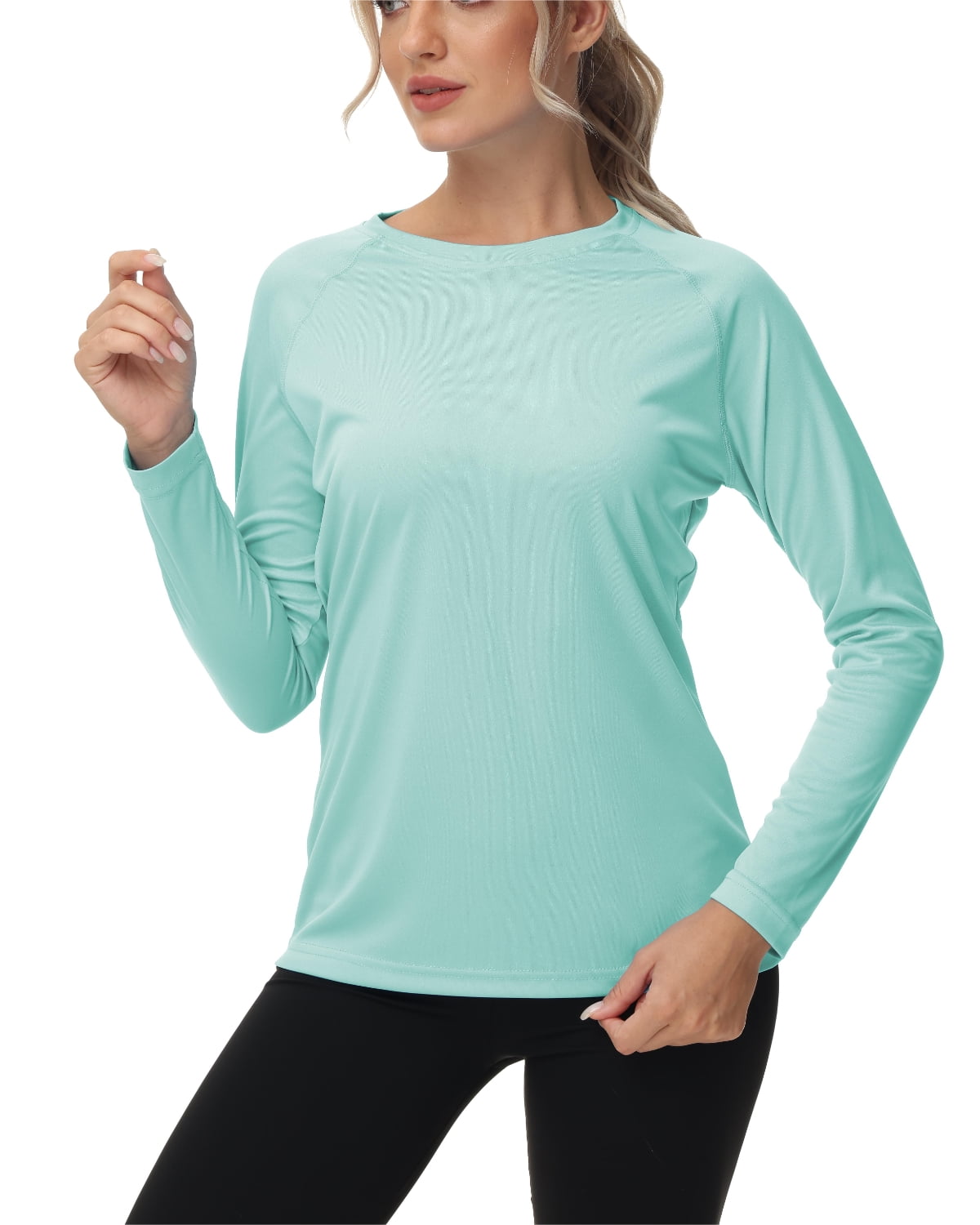 Women's Long Sleeve Swim Shirts Rash Guard Shirts UPF 50+ Sun ...