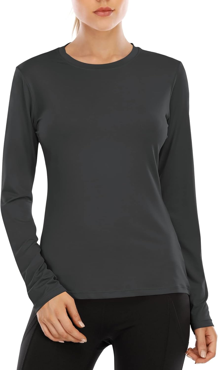 Women's Long Sleeve UPF 50+ UV Sun Protection Shirts Rash Guard Swim T-Shirt/Hoodie Quick Dry ...