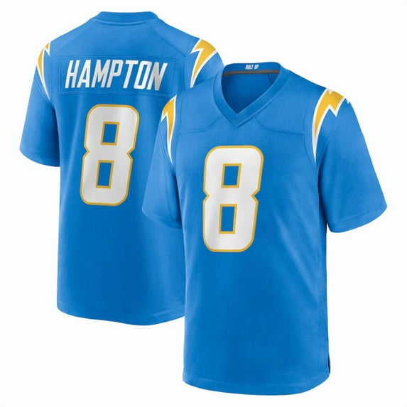 Women's Los Angeles C Hampton 8 Blue Sports Player Game Stitched Name ...