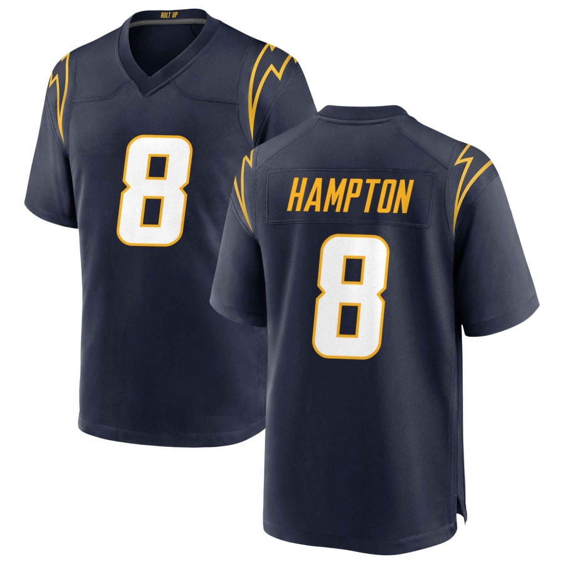 Women's Los Angeles C Hampton 8 Navy Sports Player Game Stitched Name ...