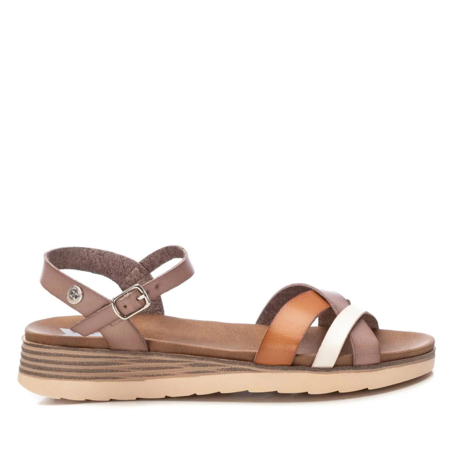 Women's Low Wedge Strappy Sandals By XTI 142848 - Walmart.com