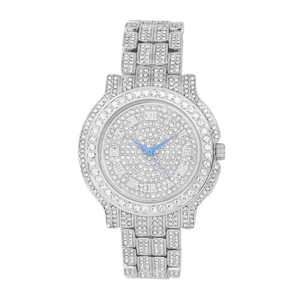 Women's Luxury Crystal Diamonds Iced Out Watch, a True Testament to ...