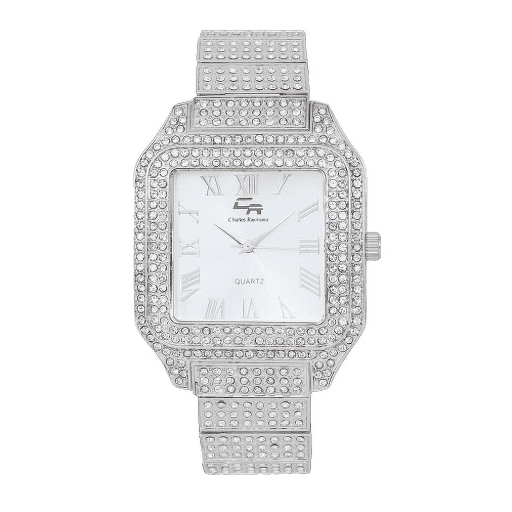 Women's Luxury Crystal Diamonds Iced Out Watch, a True Testament to ...