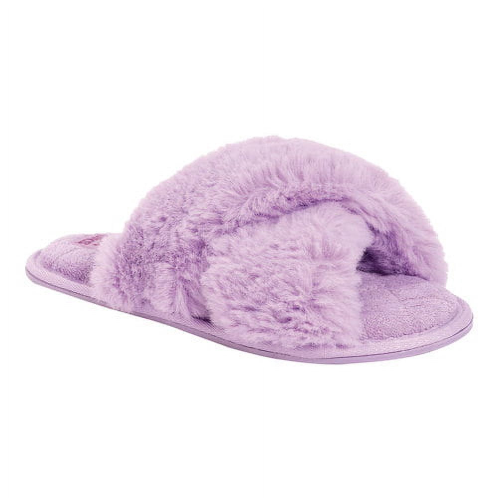 Women's MUK LUKS Perley Criss Cross Slide Slipper - Walmart.com