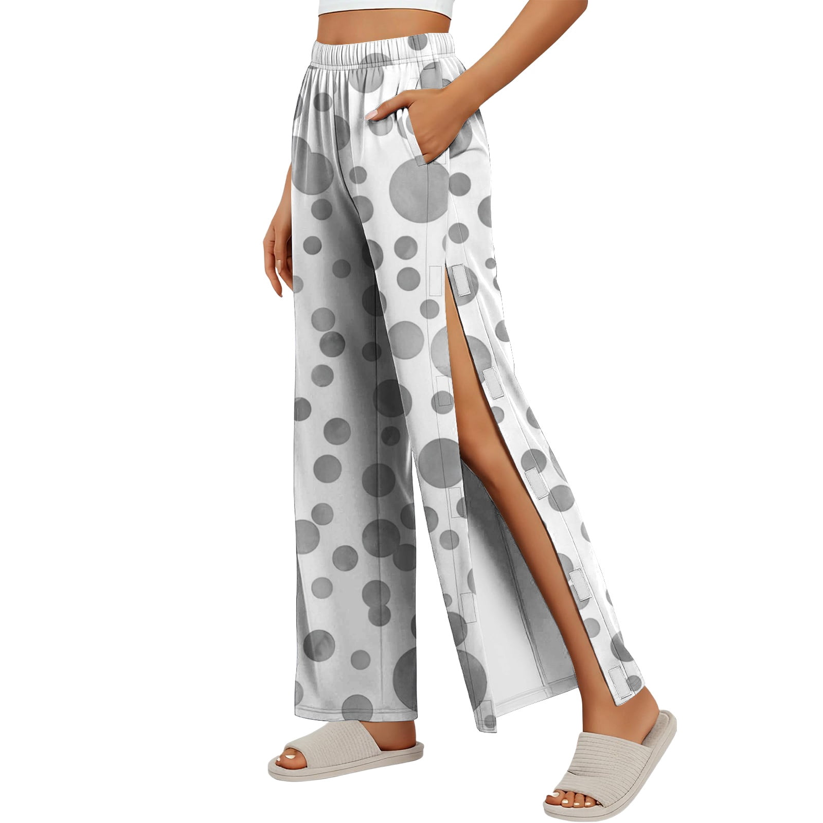 Women’s Magnetic Tear Away Post Surgery Pants Adaptive Recovery Pants ...