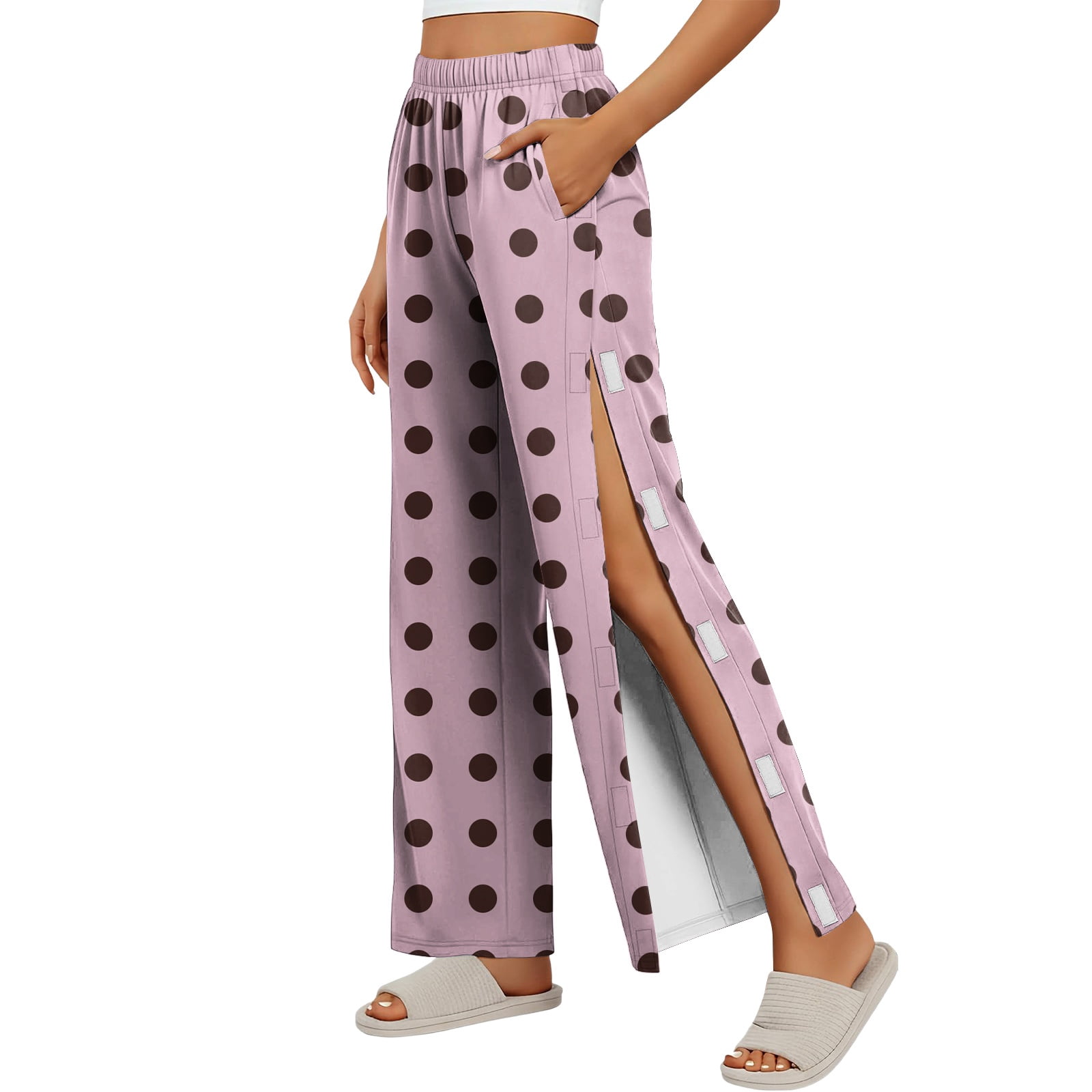 Women’s Magnetic Tear Away Post Surgery Pants Adaptive Recovery Pants ...