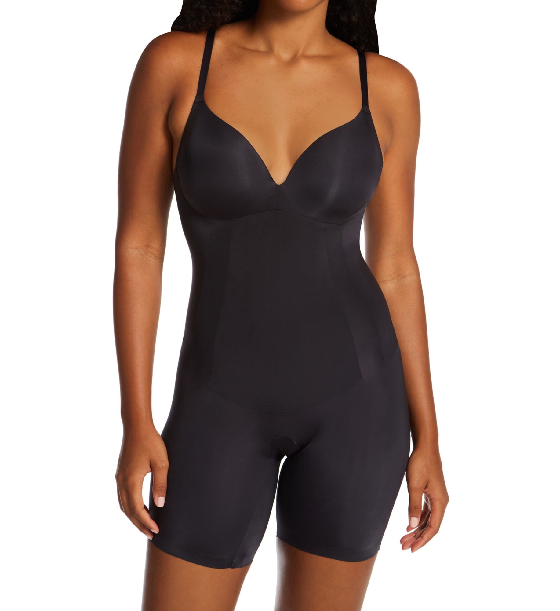 Maidenform Women's All-in-One Body Shaper with Built-in Bra, Firm ...