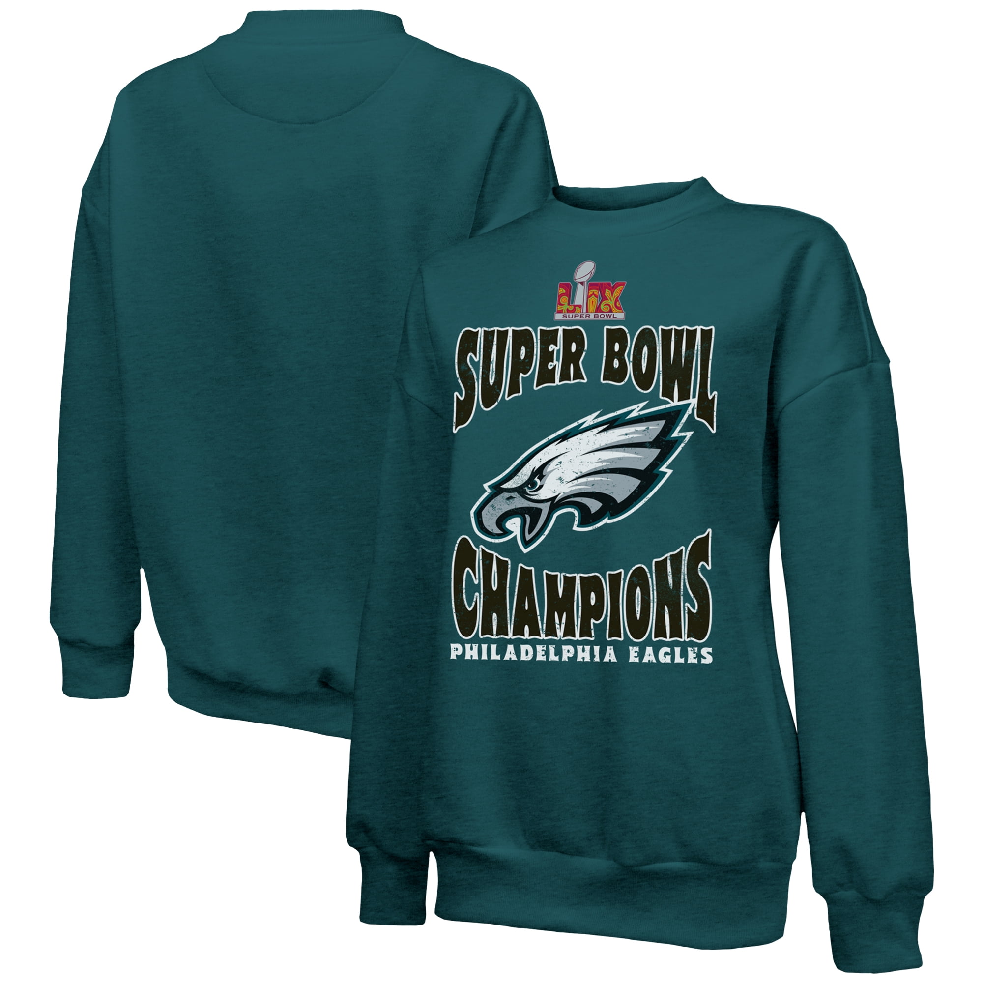 Women's Majestic Threads Midnight Green Philadelphia Eagles Super Bowl ...