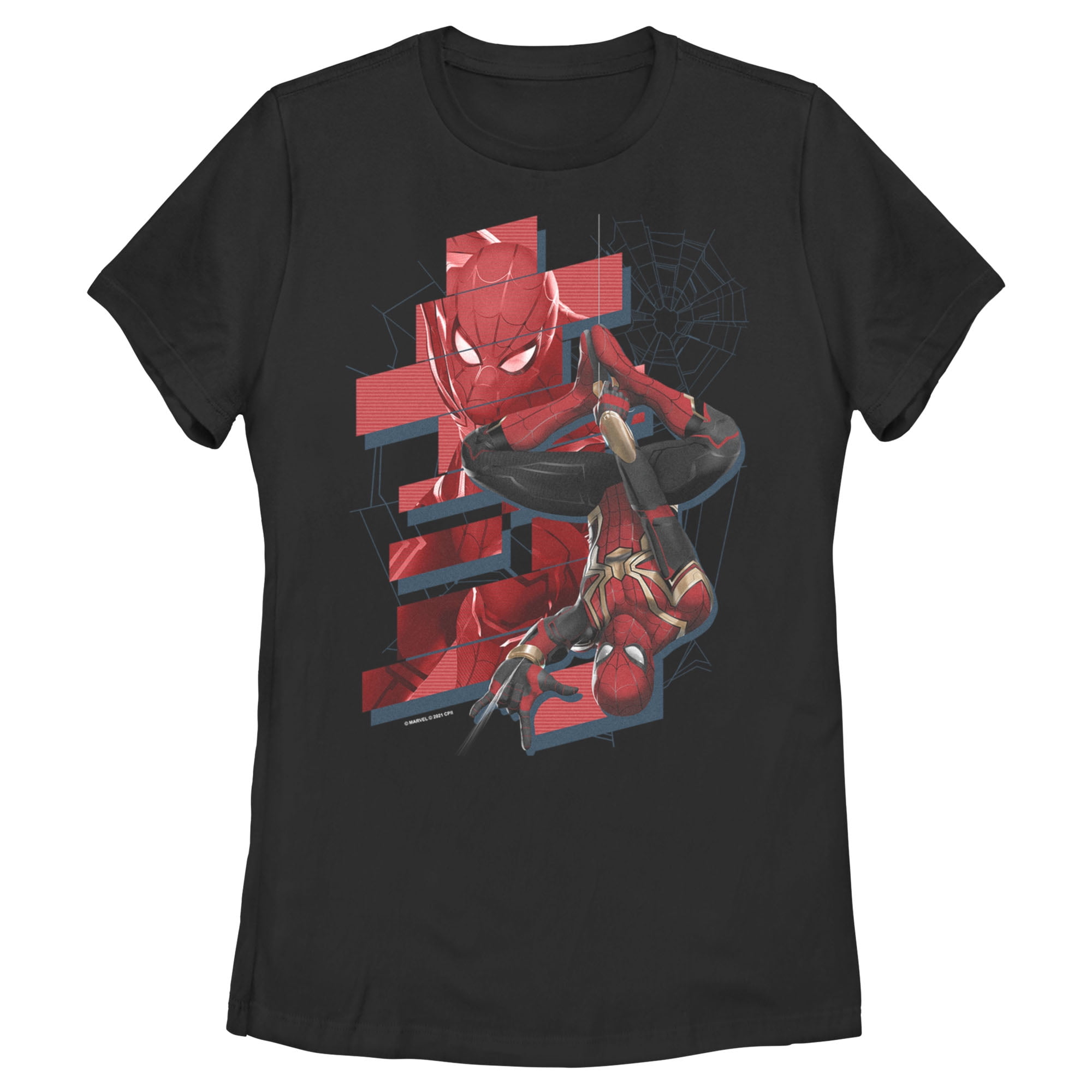 Women's Marvel Spider-Man: No Way Home Hanging Out Graphic Tee Black ...