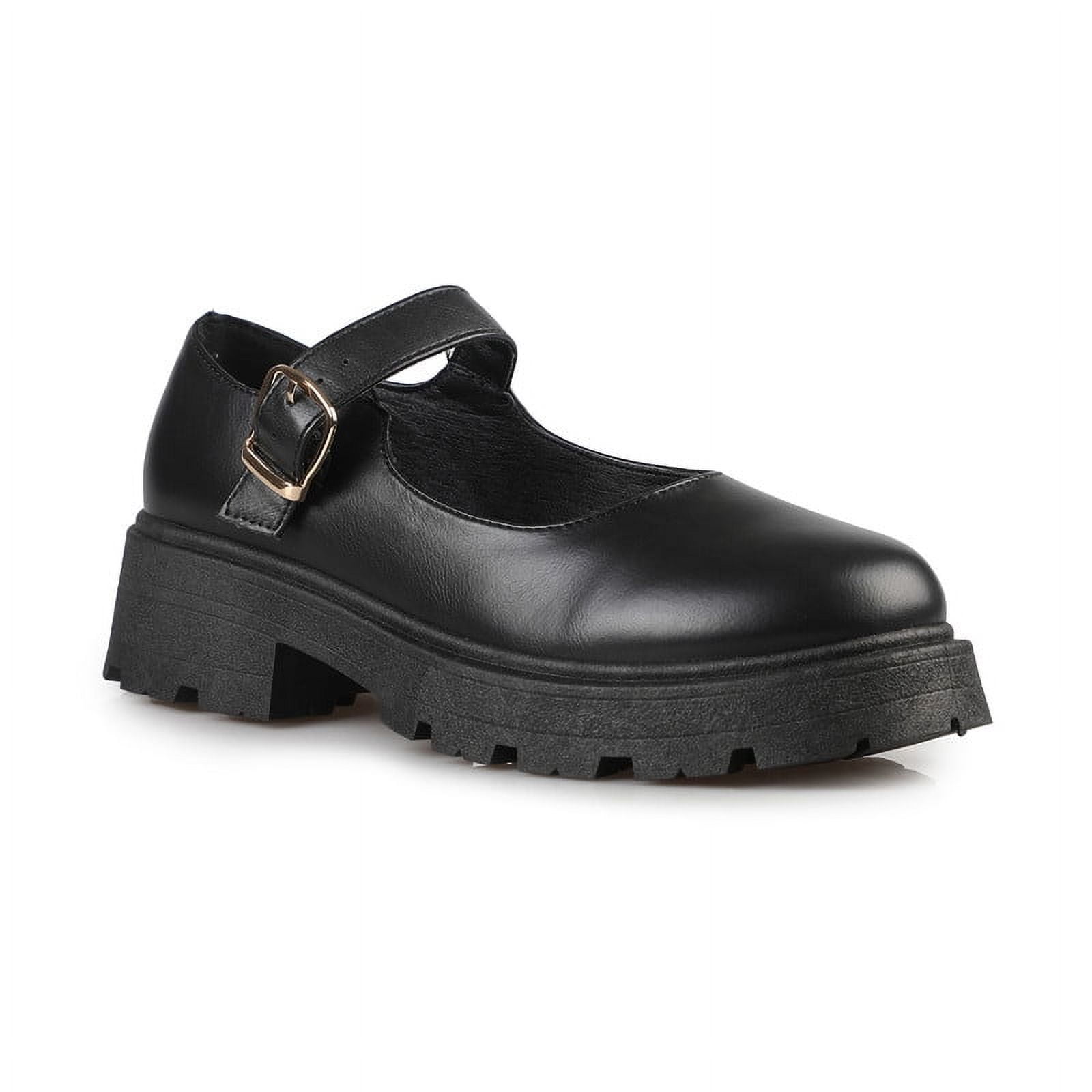 women's Mary Jane Platform Heeled Lug Sole Pumps - Walmart.com