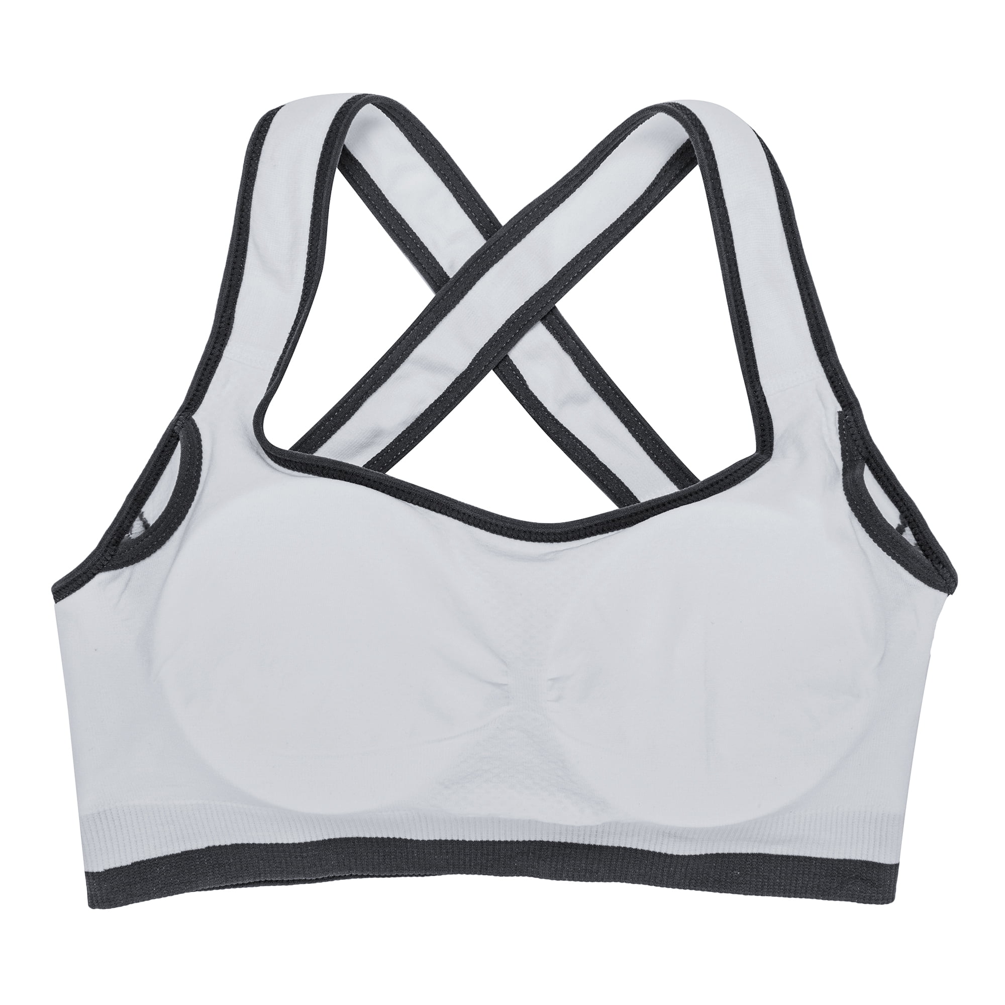 Women's Medium Support Cross Back Wirefree Removable Cups Yoga Sport ...