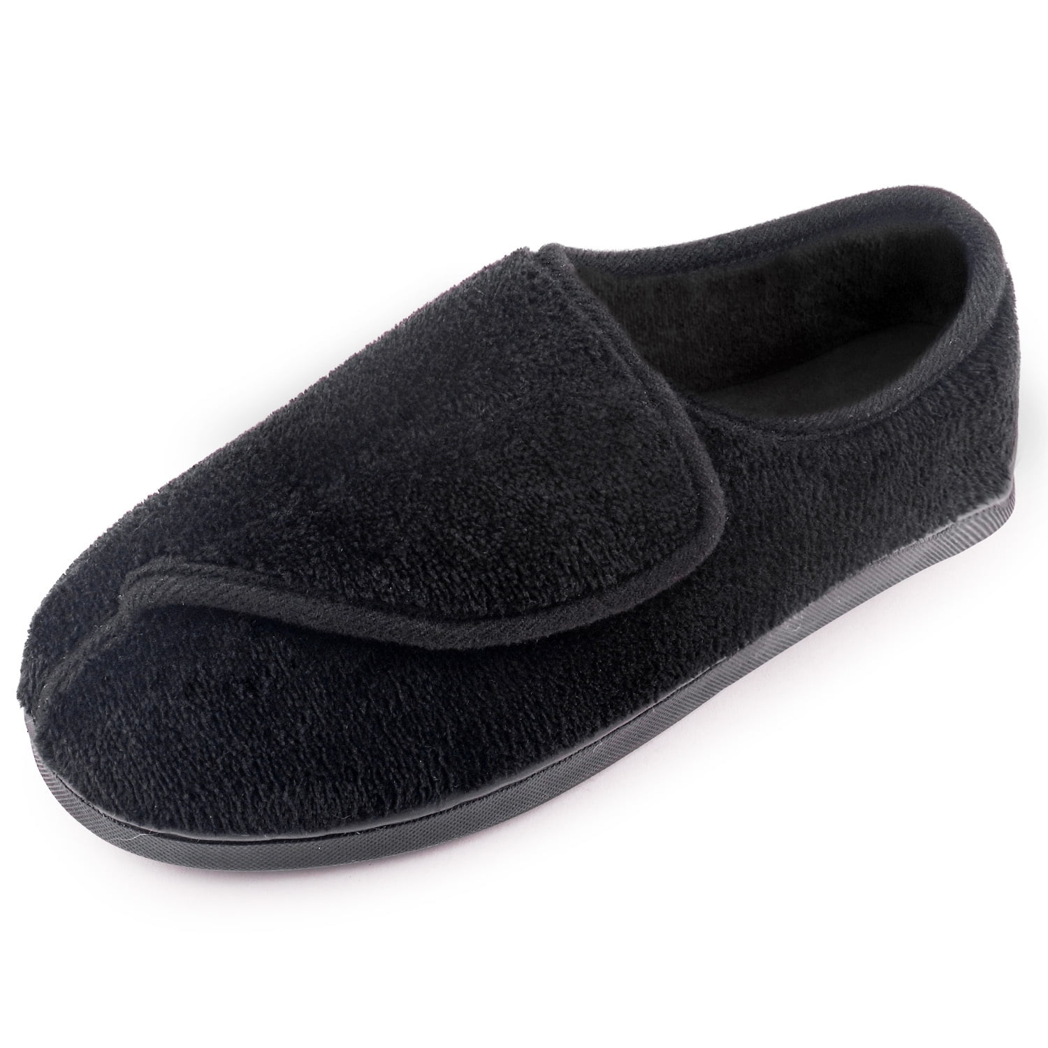 Git-up Women's Diabetic Memory Foam Slippers, Adjustable House Shoes ...