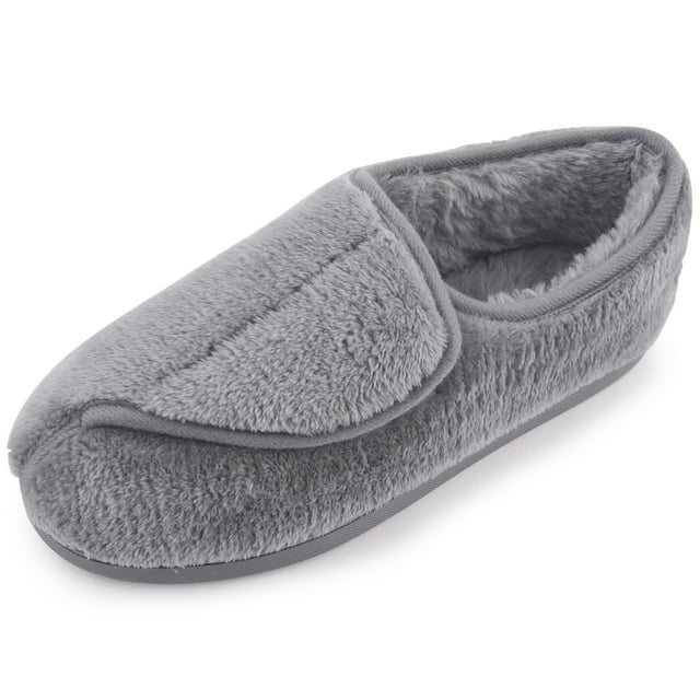 Women's Memory Foam Diabetic Slippers Arthritis Edema Adjustable ...