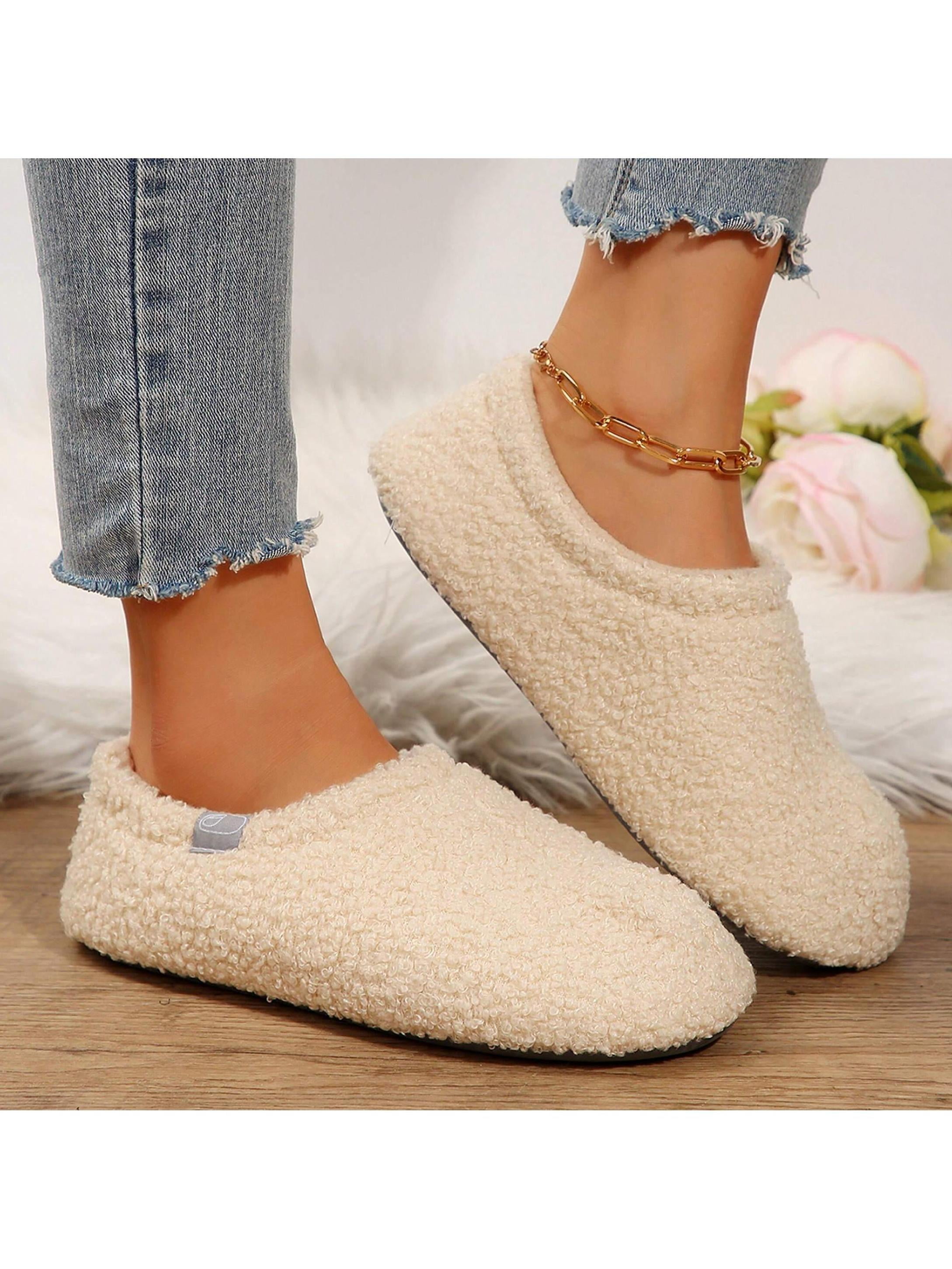 Women's Memory Foam Slippers with Fuzzy Design for Winter Warmth and ...