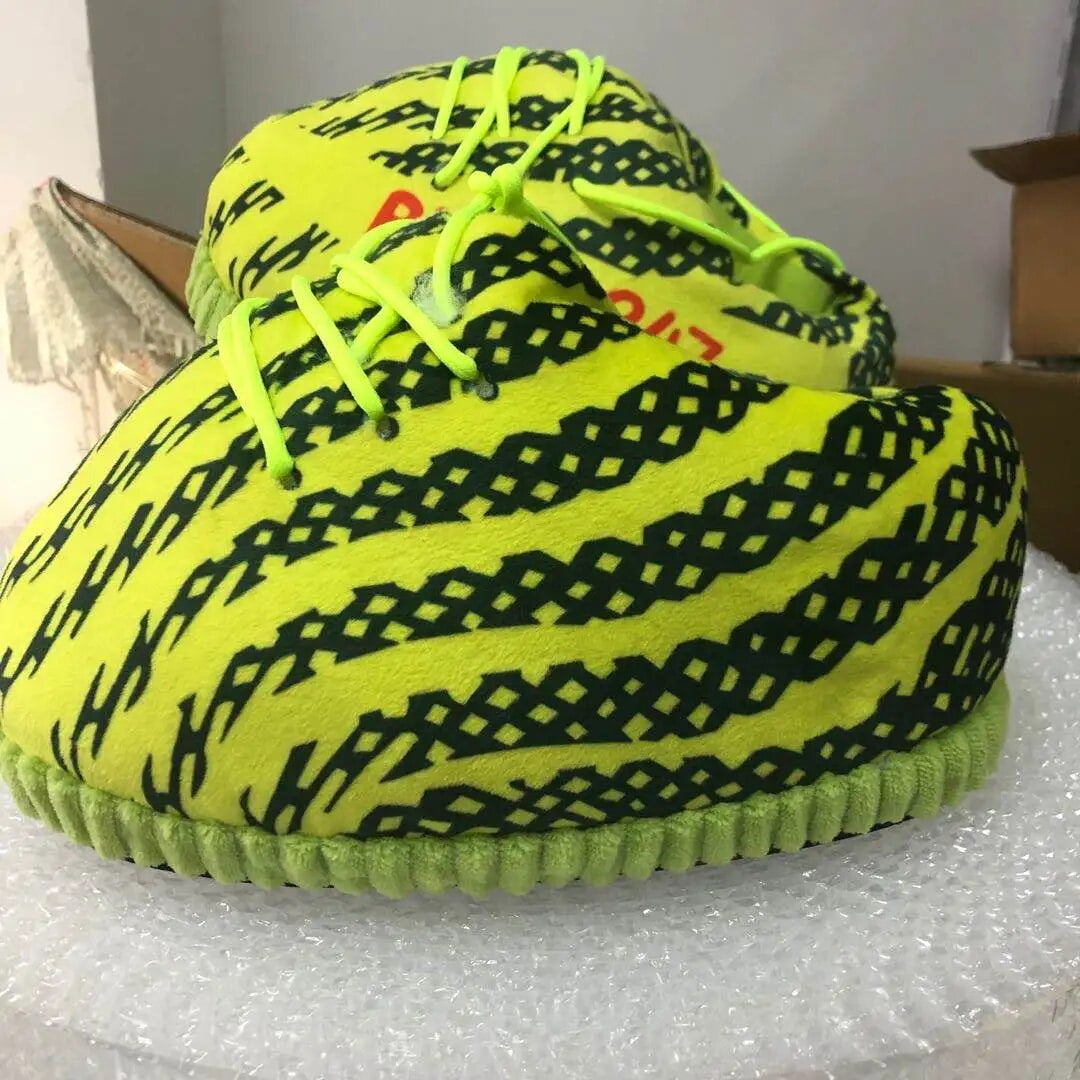 Women's Men Winter Cotton Shoes Cute Cartoon Animal Warm Home Plush ...