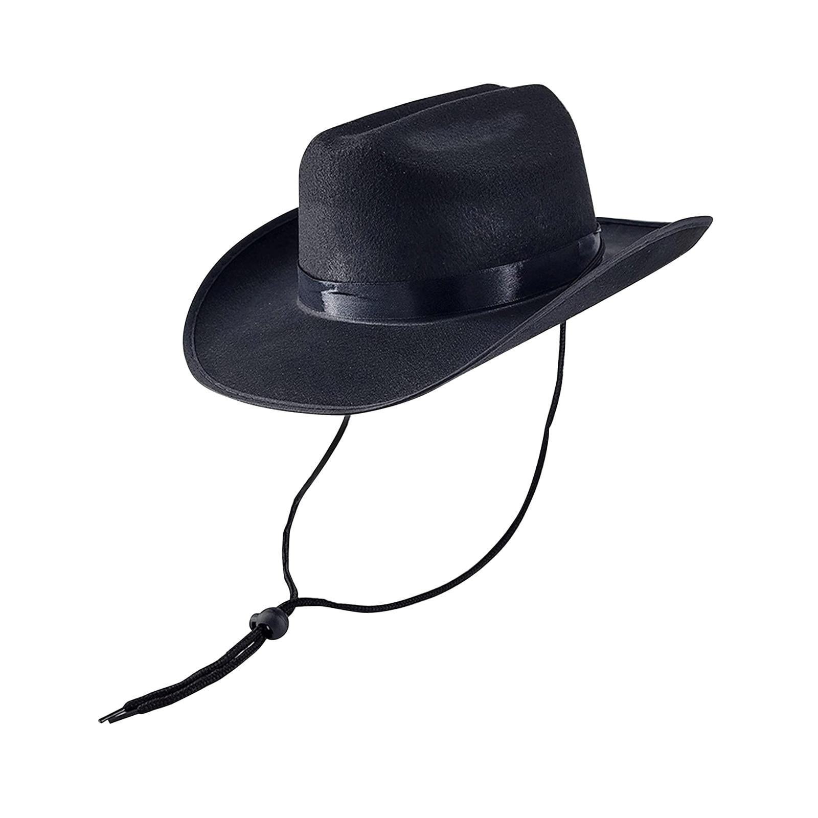 Women's Men's Fedora Removable Feather Derby Fedora Short Brim Hat ...