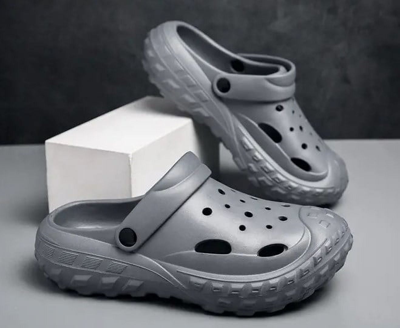 Women's Men's Garden Clogs Shoes Slip On Platform Clogs with Adjustable ...