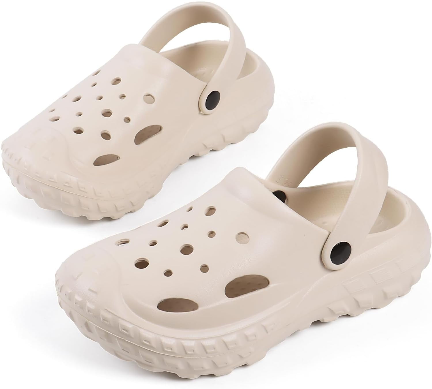 Women's Men's Garden Clogs Shoes Slip On Platform Clogs with Adjustable ...