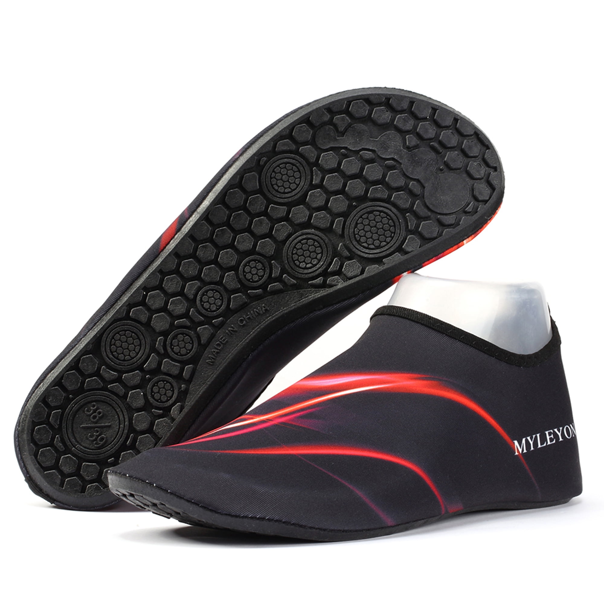 Women's Men's Water Sports Shoes Anti-Slip Beach Swim Diving Shoes ...