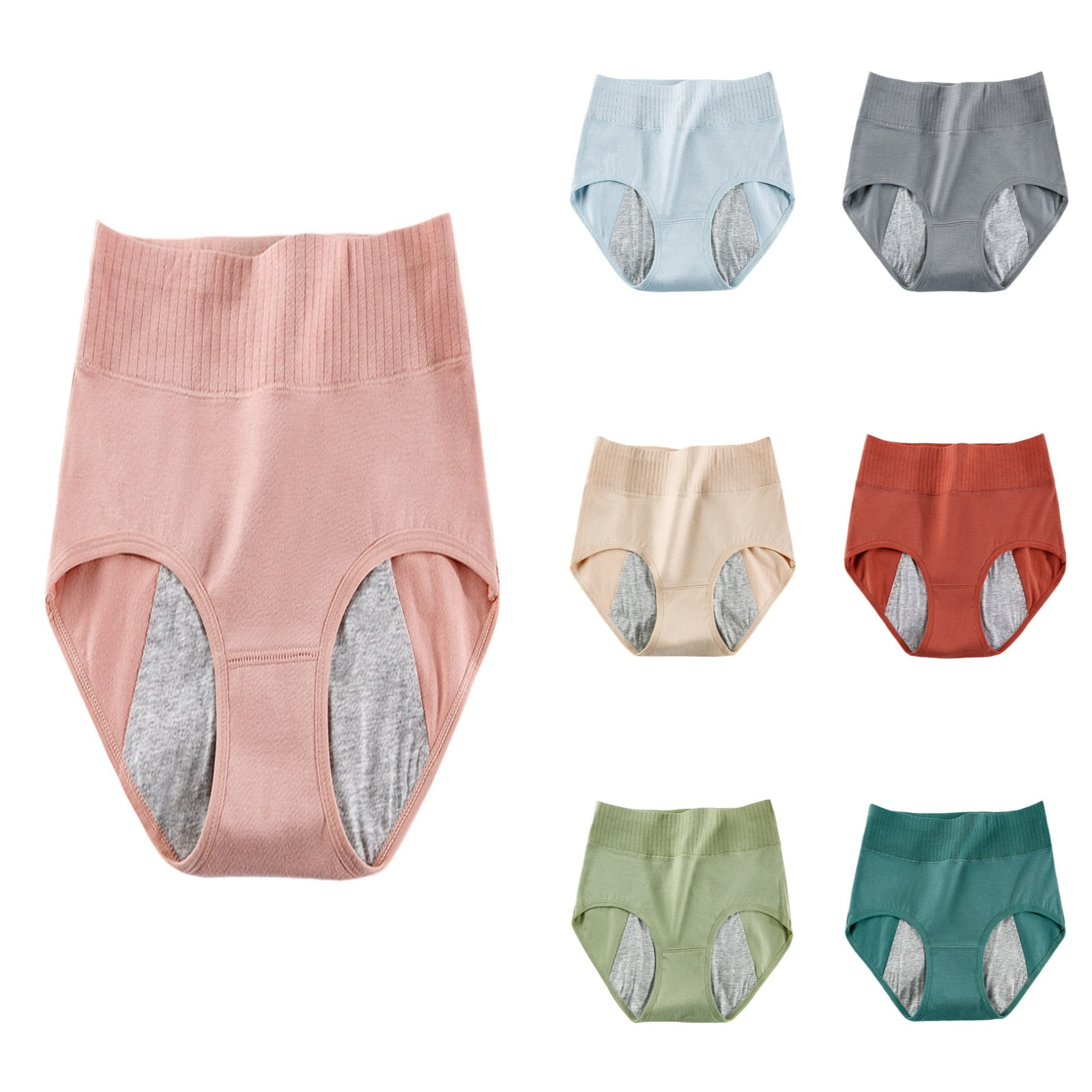 Women's Menstrual Panties 4 Layer Leakproof Light Flow High Waist ...