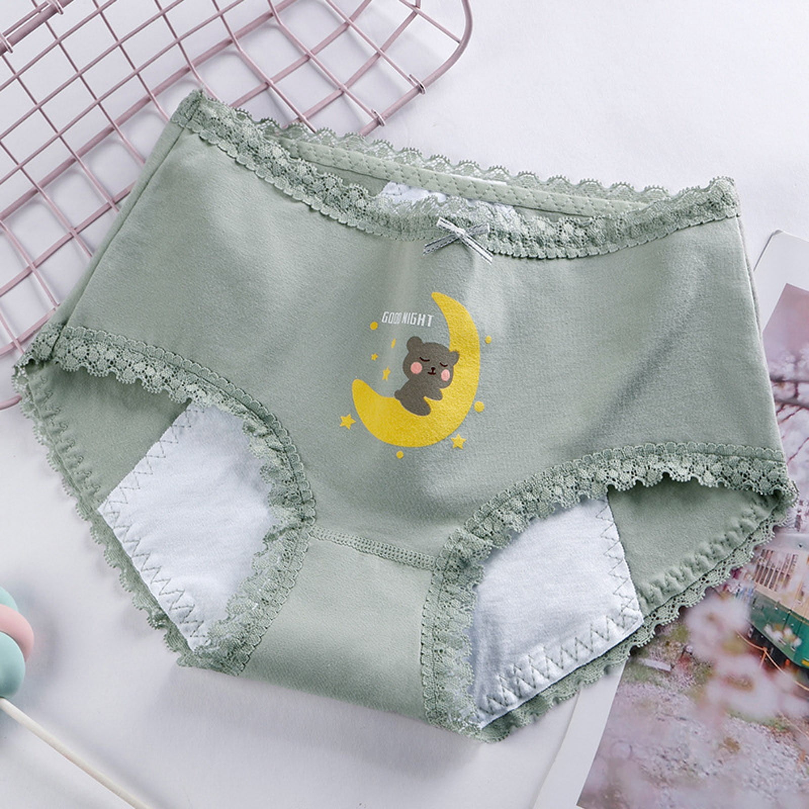 Women's Menstrual Panties 4 Layer Leakproof Menstrual Panties Menstrual ...