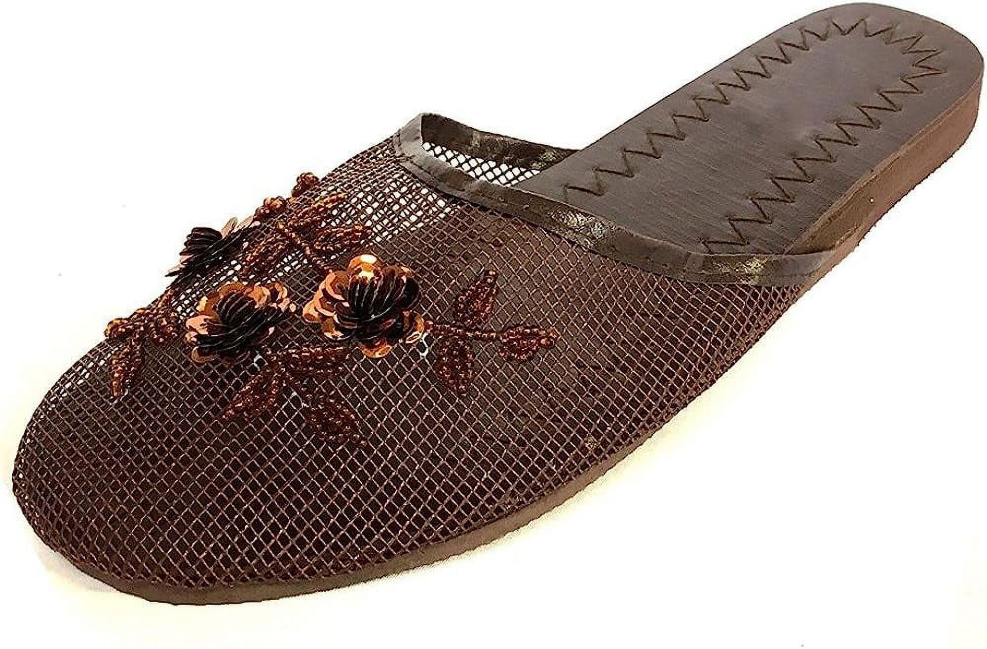 Women's Mesh Slippers With Sequin Available In 15 Colors - Walmart.com