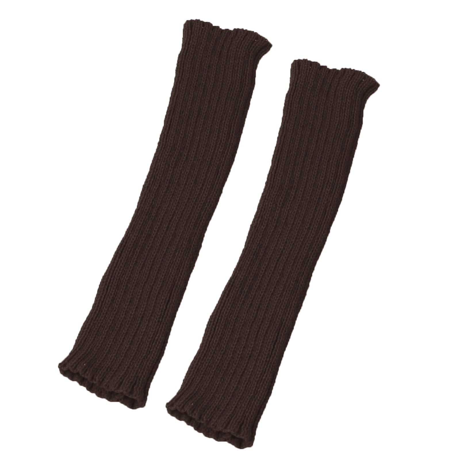 Women's Mid-Length Fingerless Arm Warmers, Long Sleevelets with Thumb ...
