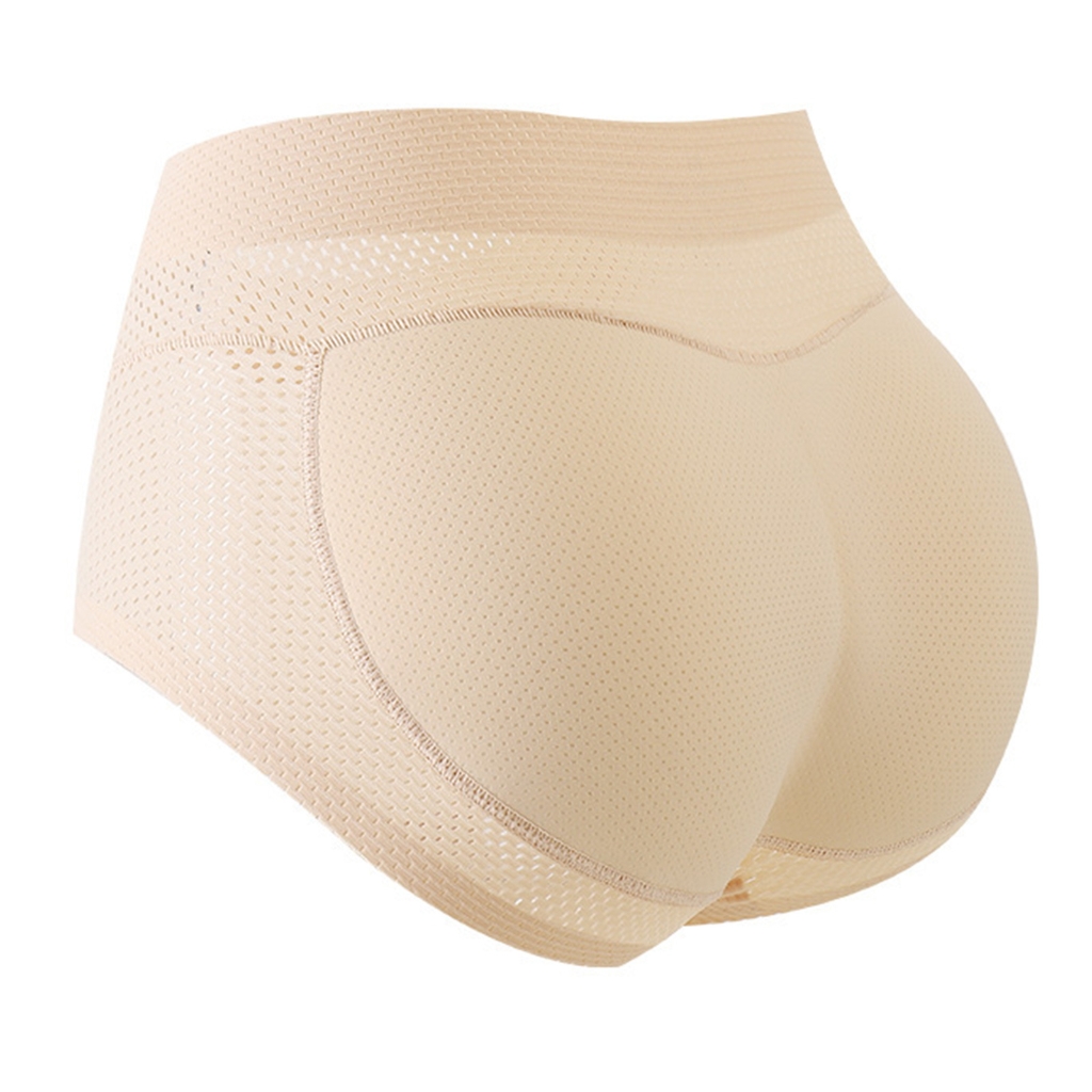 Women's Middle Rise Padded Butt Lifting Shapewear Panties Hip Enhancer ...