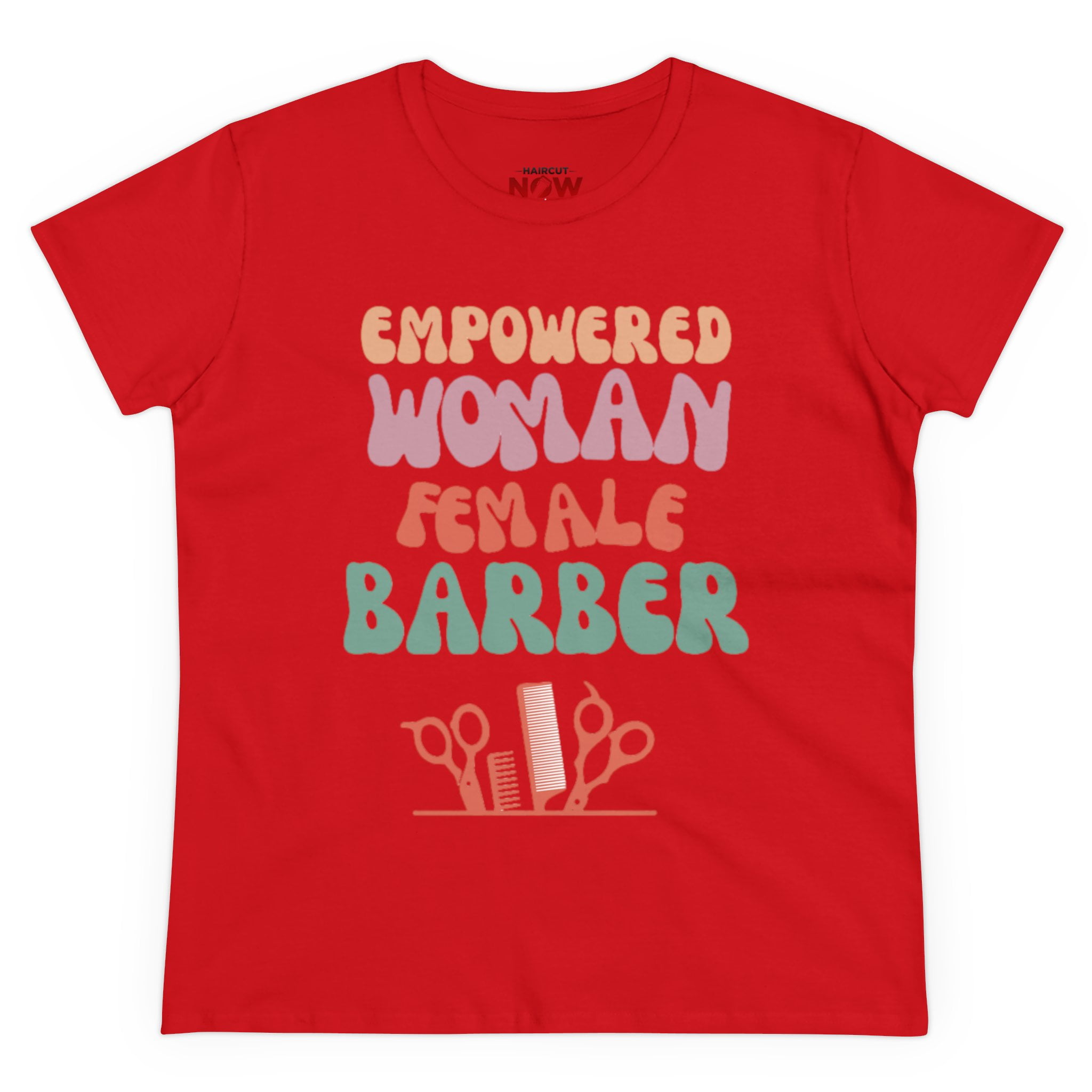 Women's Midweight Cotton Female Barber Tee - Walmart.com