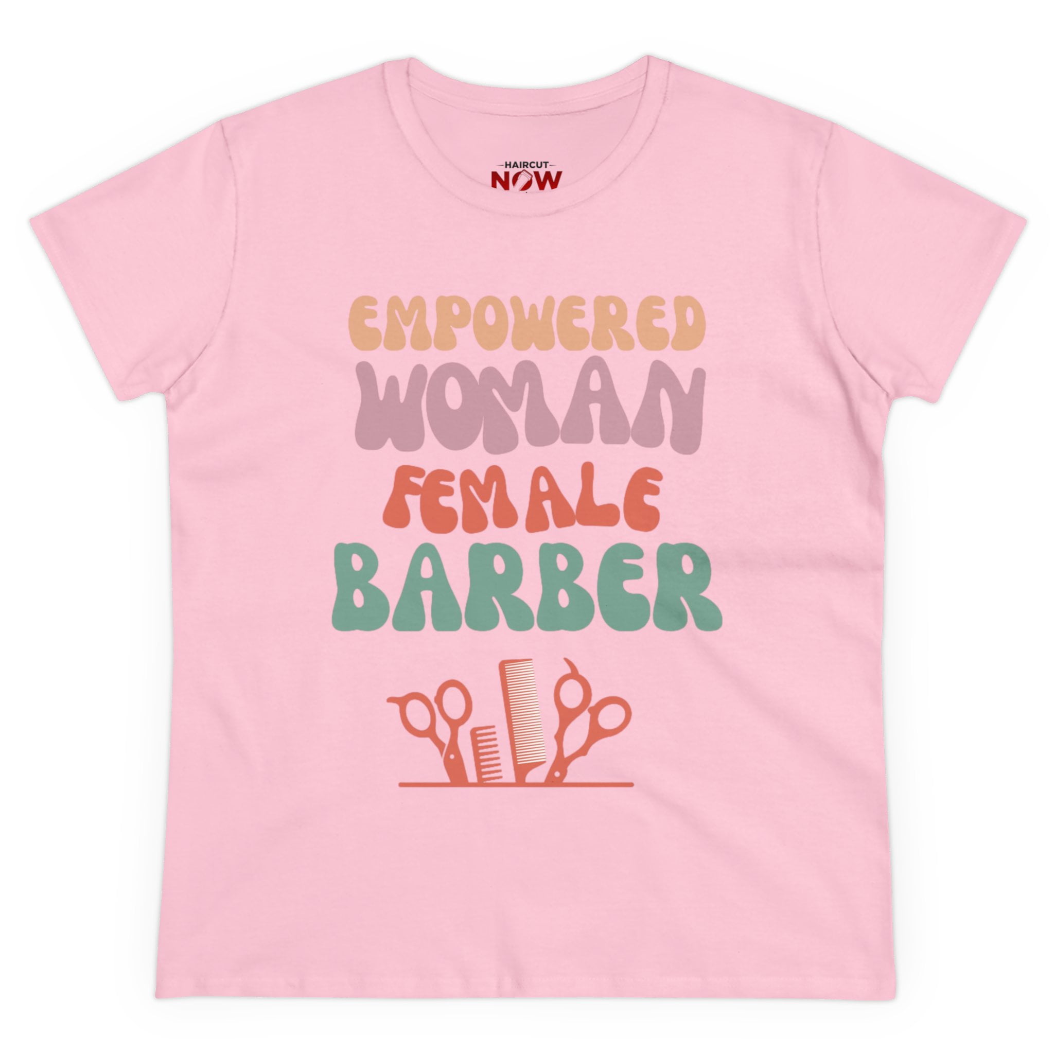 Women's Midweight Cotton Female Barber Tee - Walmart.com