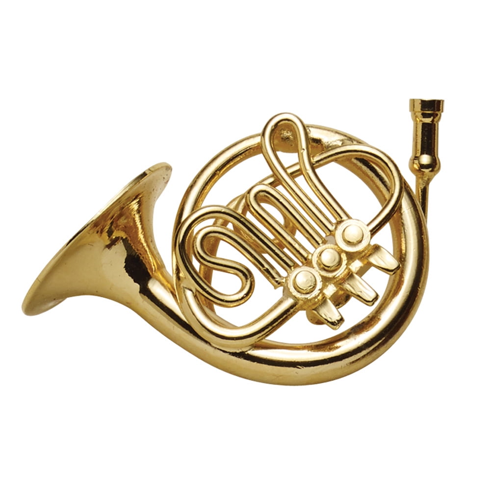 Women's Miniature Musical Instrument Lapel Pins - Velvet Lined Case ...