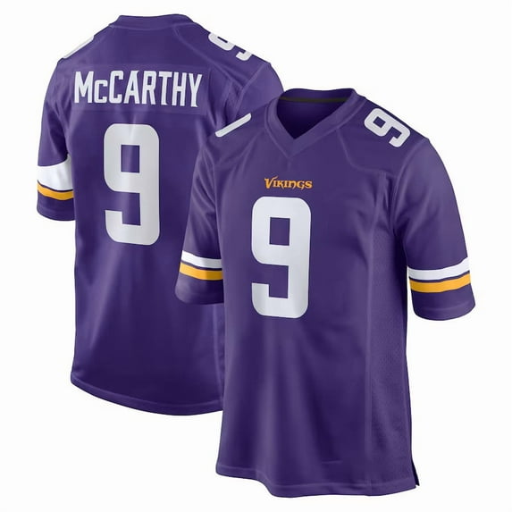Women's Minnesota McCarthy 9 Purple Sports Player Game Stitched Name ...