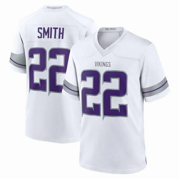 Women's Minnesota Smith 22 White Alternate Sports Player Game Stitched ...