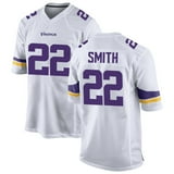 Women's Minnesota Smith 22 White Sports Player Game Stitched Name ...