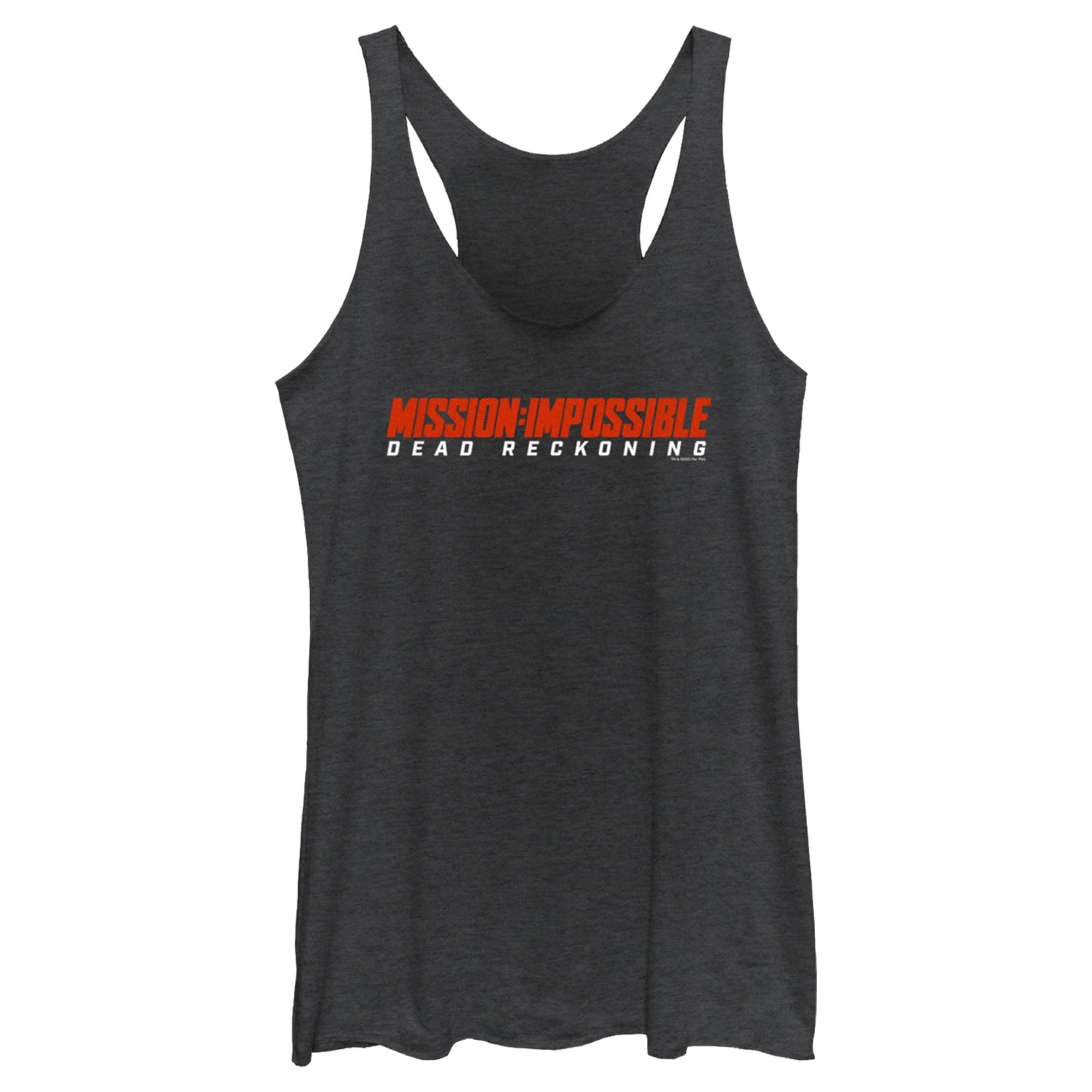 Women's Mission: Impossible Dead Reckoning Movie Logo Red Racerback ...