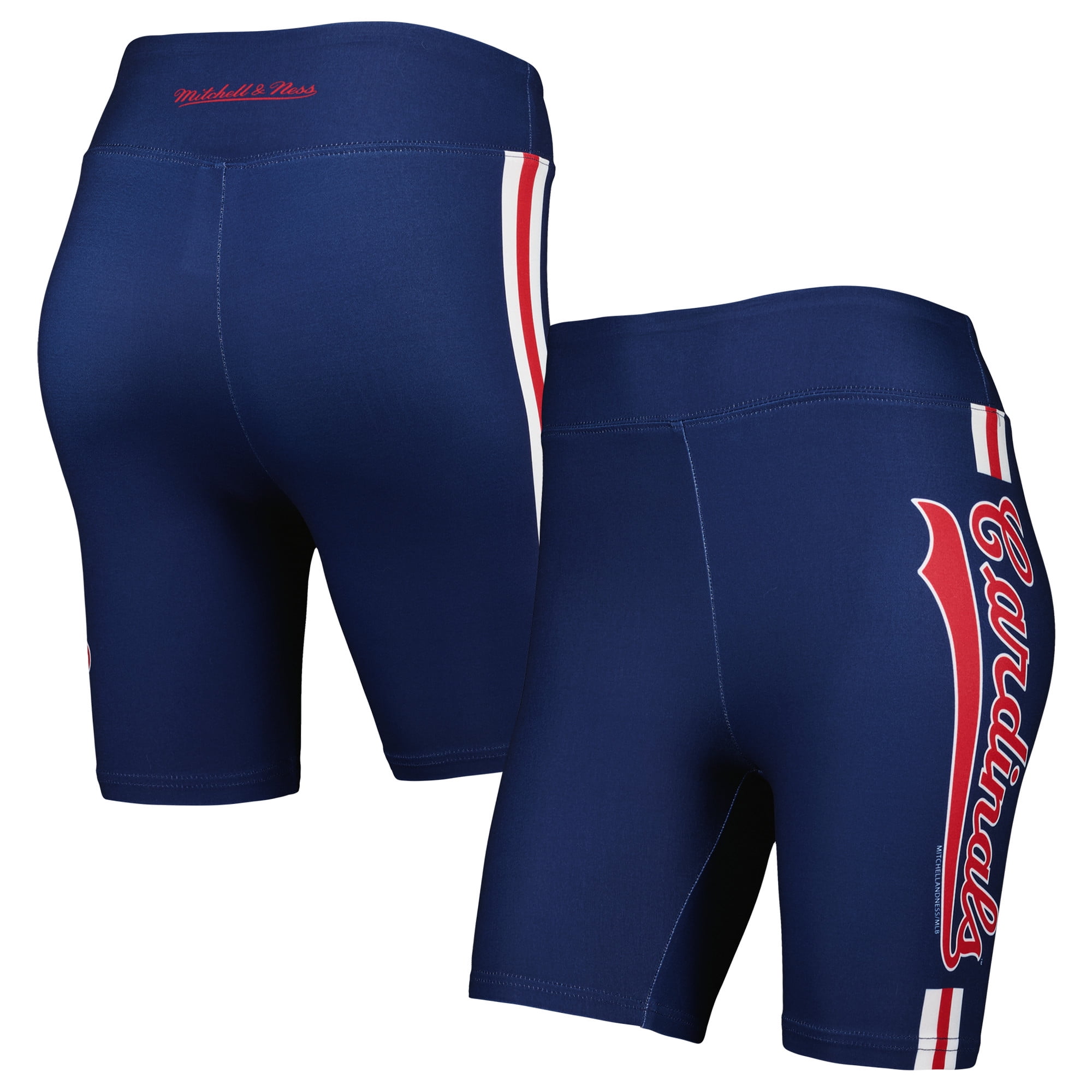 Women's Mitchell & Ness Navy St. Louis Cardinals Biker Shorts - Walmart.com