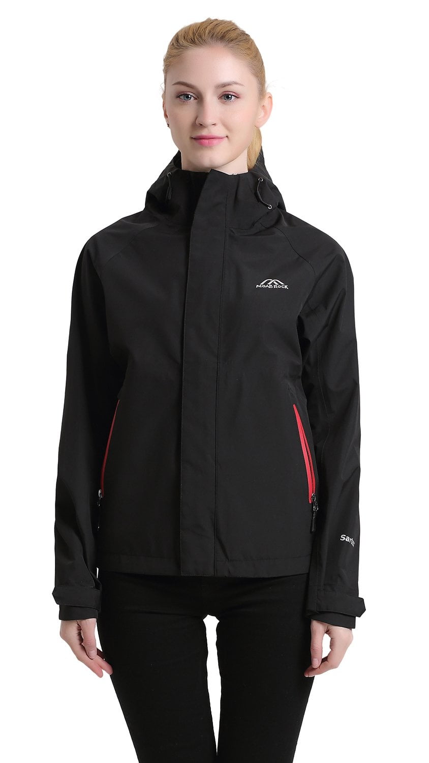 Women's Moabrock Windbreaker Waterproof Windproof Rain Jacket with Hood ...