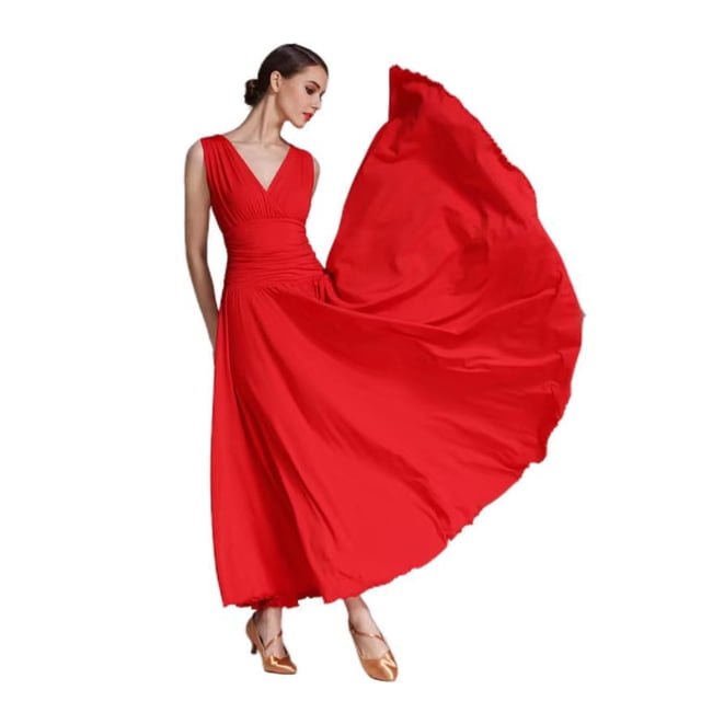 Women's Modern Waltz & Tango Ballroom Dance Dress. Smooth style ...