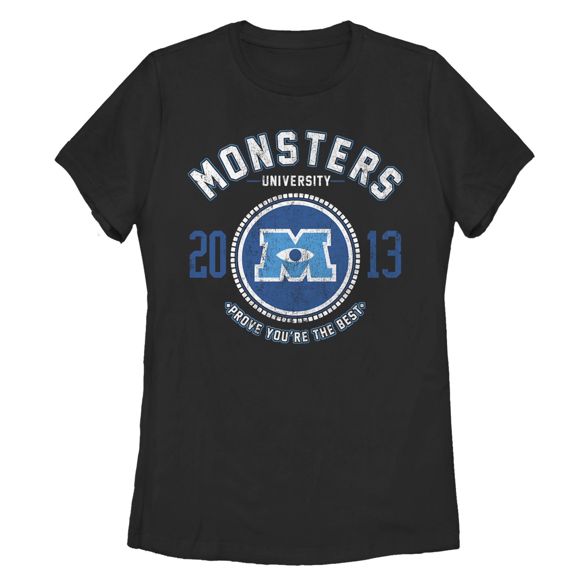 Women's Monsters Inc Best College Logo Graphic T-Shirt - Walmart.com