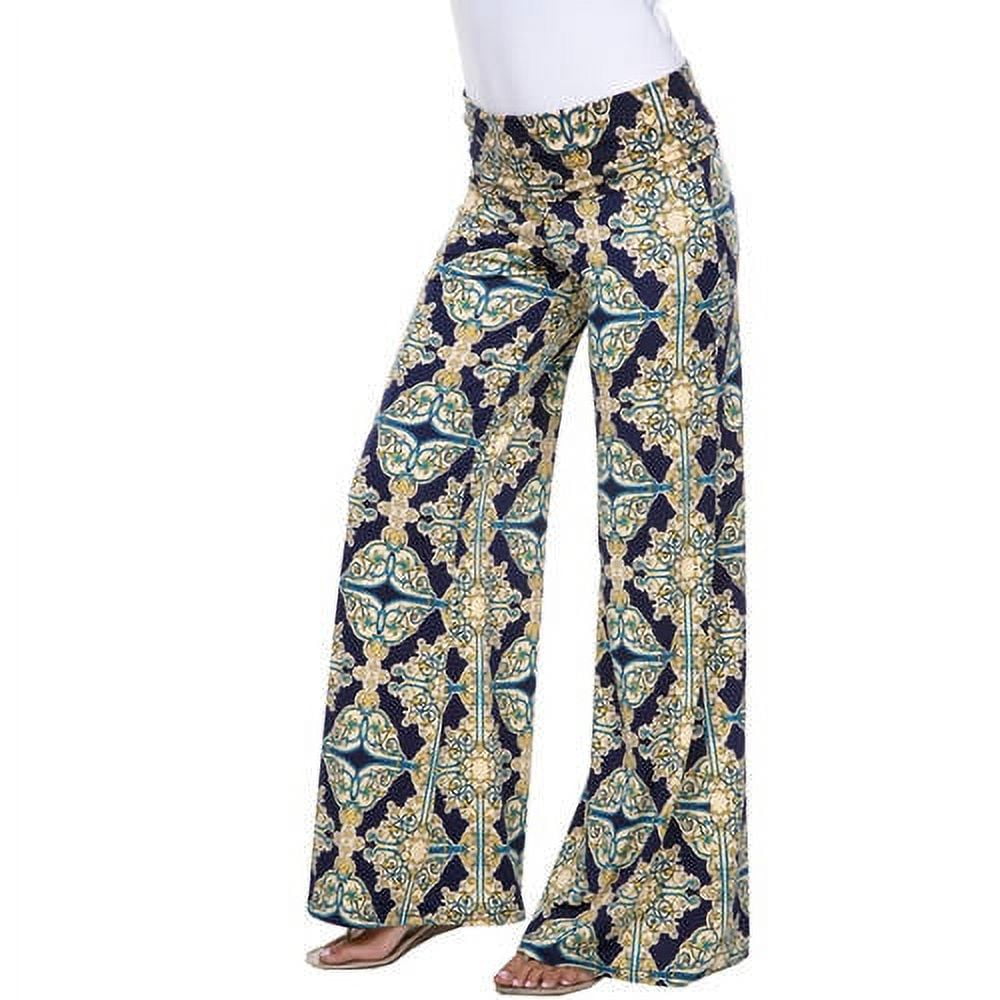 Women's Mozaic Printed Palazzo Pants - Walmart.com